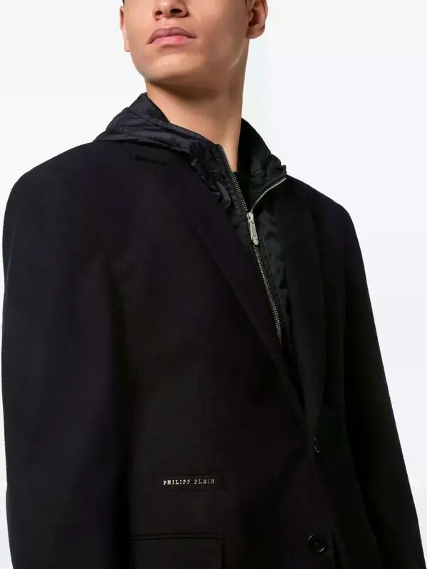 Philipp Plein Hooded Blazer - Blue