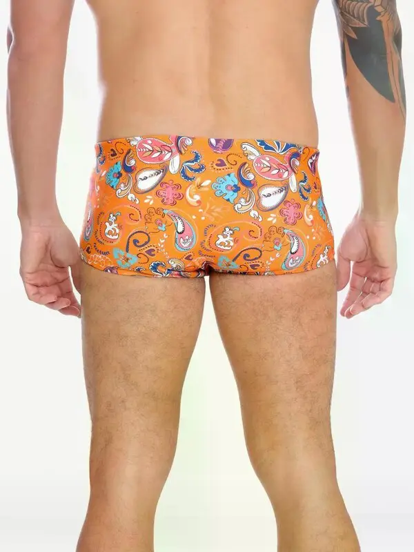AMIR SLAMA Paisley-print Swim Briefs