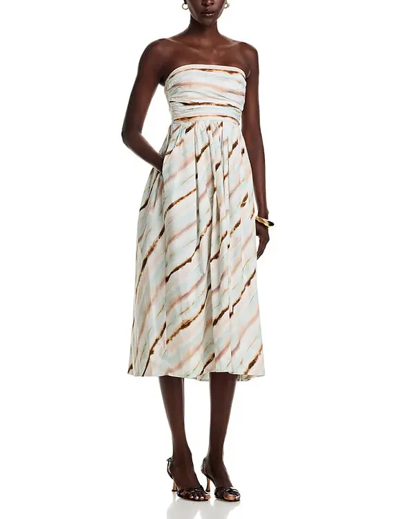 A.L.C. Tara Printed Midi Dress