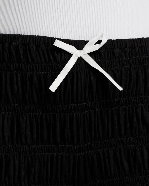 Steve Madden Smocked Capri Pants
