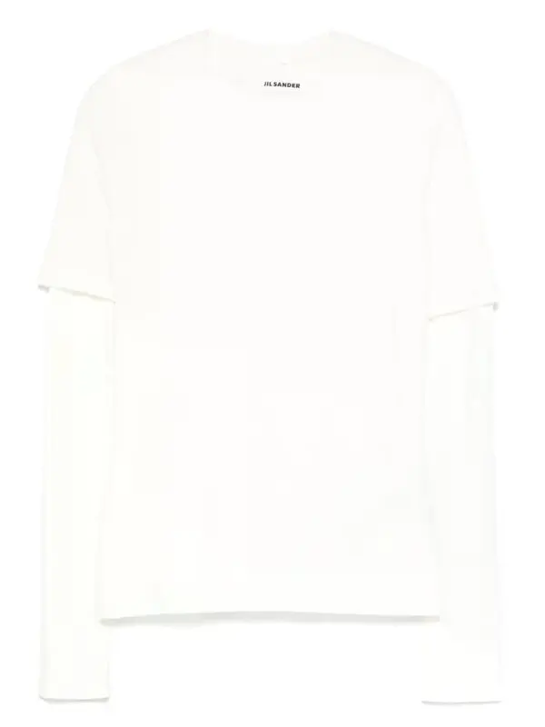 JIL SANDER Cotton T-shirt - Neutrals