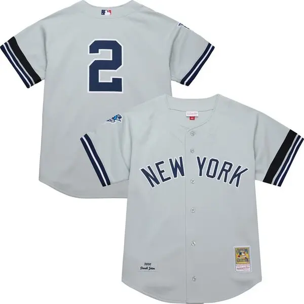 Mitchell & Ness Derek Jeter 2000 World Series Authentic Jersey