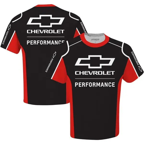 CHECKERED FLAG Sports Chevrolet Uniform T-shirt - Black