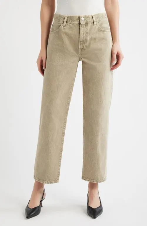FRAME Mid Rise Ankle Straight Leg Jeans - Tabby