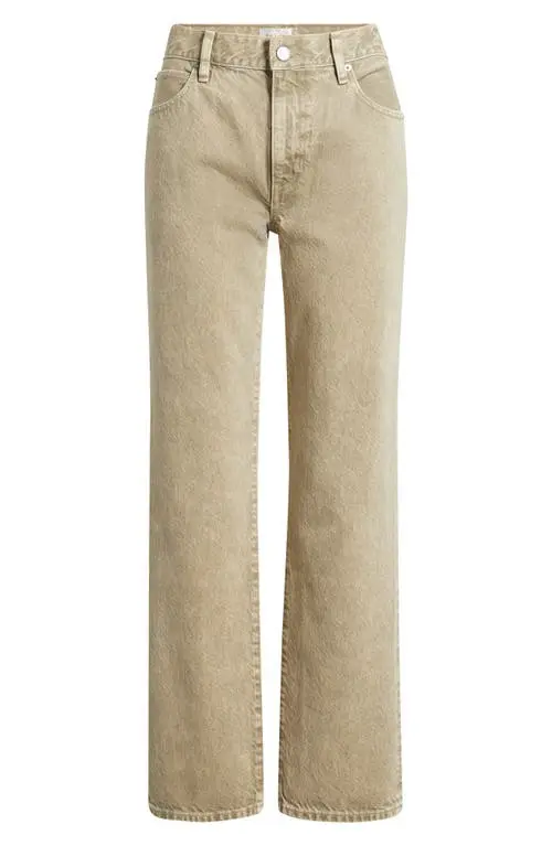 FRAME Mid Rise Ankle Straight Leg Jeans - Tabby