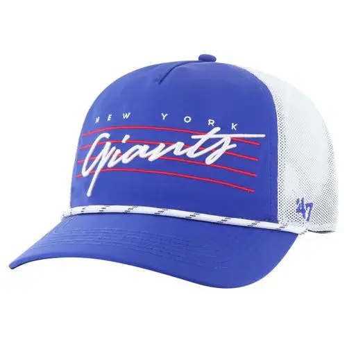 '47 New York Giants Downburst Relaxed Hitch Trucker Adjustable Hat - Royal