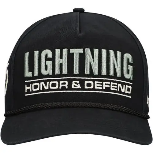 '47 Tampa Bay Lightning Oht Military Appreciation Hitch Adjustable Cap - Black