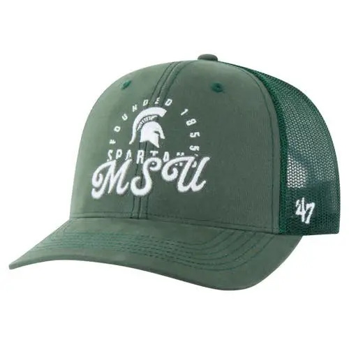 '47 Michigan State Spartans Pitstop Trucker Adjustable Hat