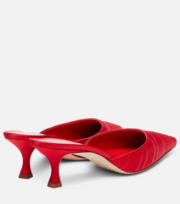 Manolo Blahnik Carolyne 50 Satin Mules
