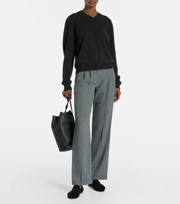 THE ROW Tyler Suede Loafers