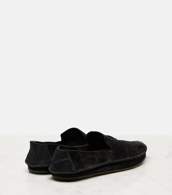 THE ROW Tyler Suede Loafers