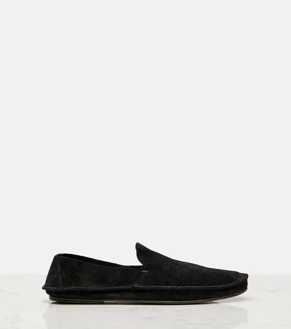 THE ROW Tyler Suede Loafers
