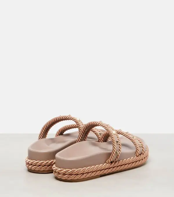 Valentino Garavani Rockstud Leather Slides