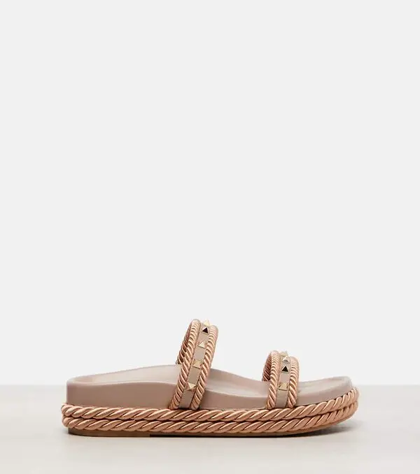 Valentino Garavani Rockstud Leather Slides