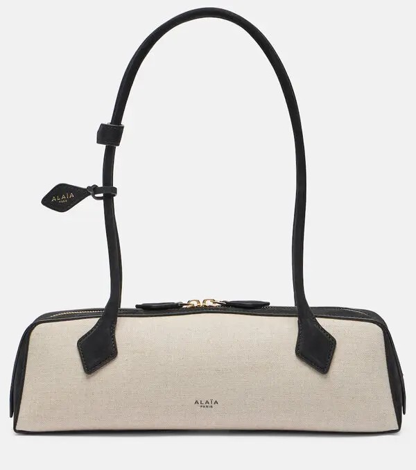 Alaïa Le Teckel Medium Shoulder Bag - Beige
