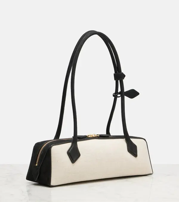 Alaïa Le Teckel Medium Shoulder Bag - Beige