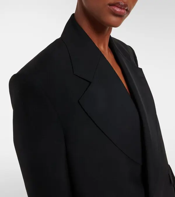 Junya Watanabe Pleated Wool Blazer Dress