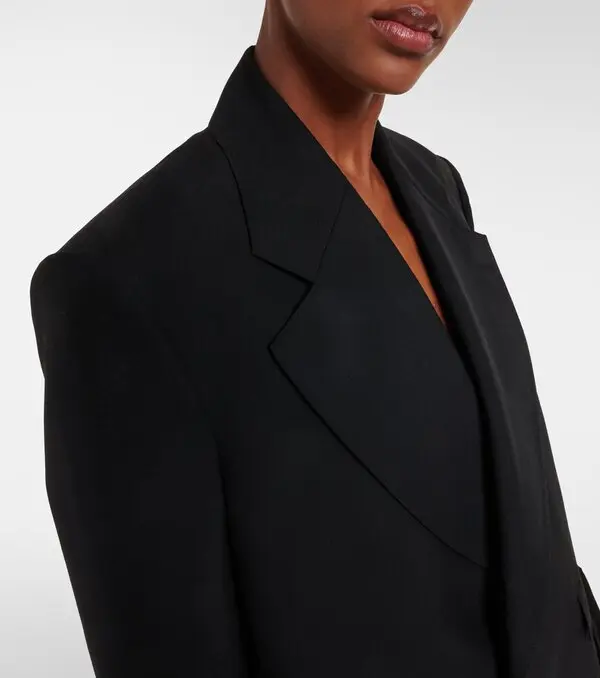 Junya Watanabe Pleated Wool Blazer Dress