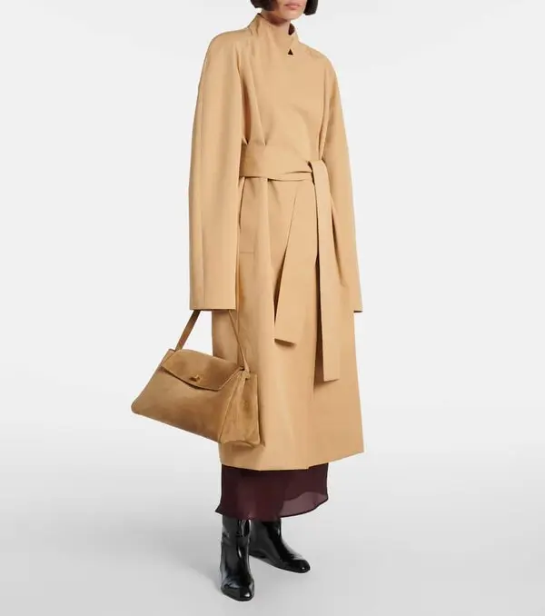 Khaite Lagden Cotton Gabardine Coat