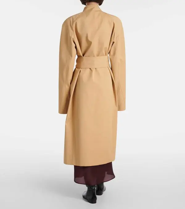 Khaite Lagden Cotton Gabardine Coat