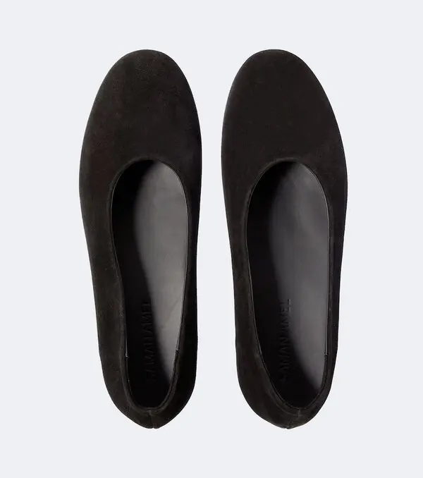 SAMAN AMEL City Suede Slip-on Shoes
