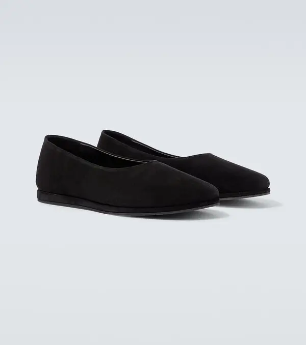 SAMAN AMEL City Suede Slip-on Shoes