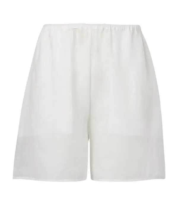 TOTEME Ramie Shorts - White