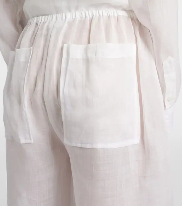 TOTEME Ramie Shorts - White