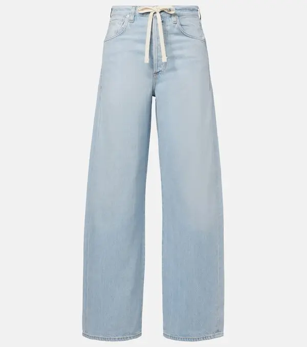 Citizens Of Humanity Brynn Low-rise Wide-leg Jeans - Blue
