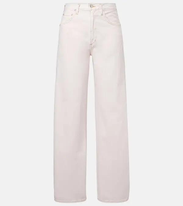 AGOLDE Low Curve Mid-rise Jeans - Pink
