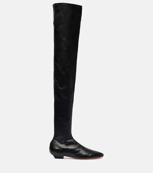 Khaite Over-the-knee Leather Boots