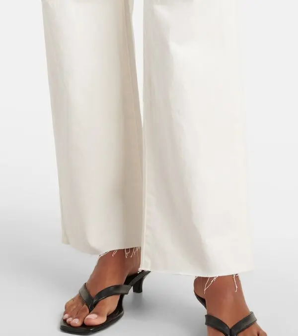 NILI LOTAN Calla High-rise Cropped Straight Jeans