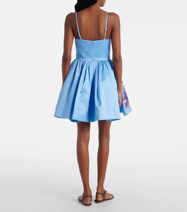 ALEMAIS Alémais Donata Floral Minidress - Blue