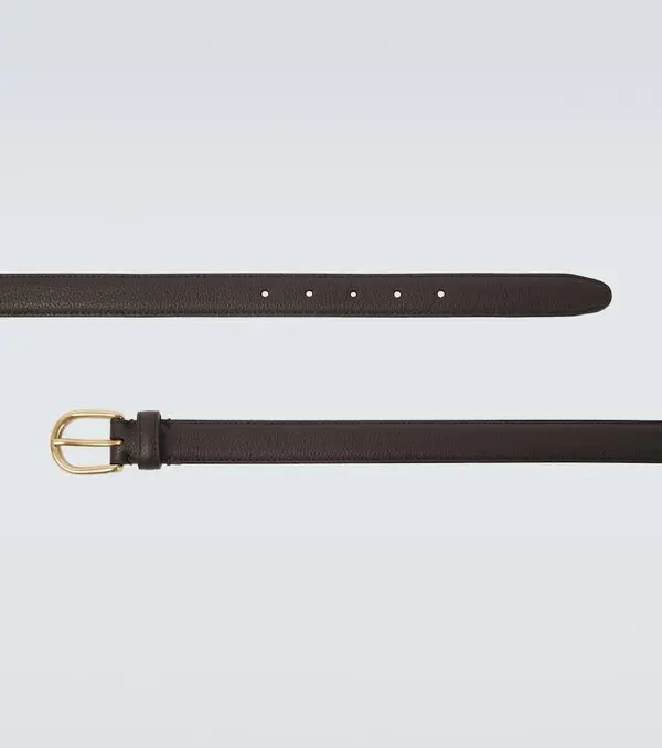 SAMAN AMEL Leather Belt - Brown