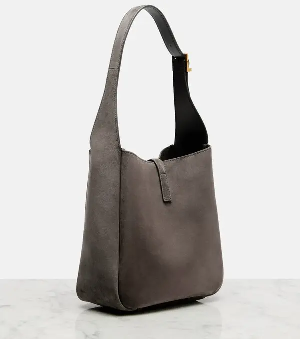 Saint Laurent Le 5 À 7 Supple Small Shoulder Bag - Grey