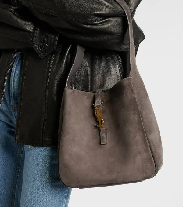 Saint Laurent Le 5 À 7 Supple Small Shoulder Bag - Grey