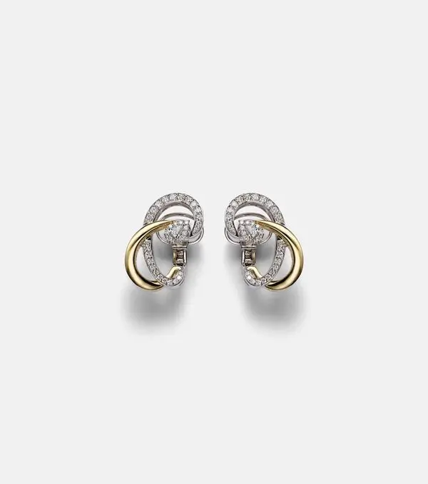Yeprem En Strada 18kt Diamond Earrings - Gold
