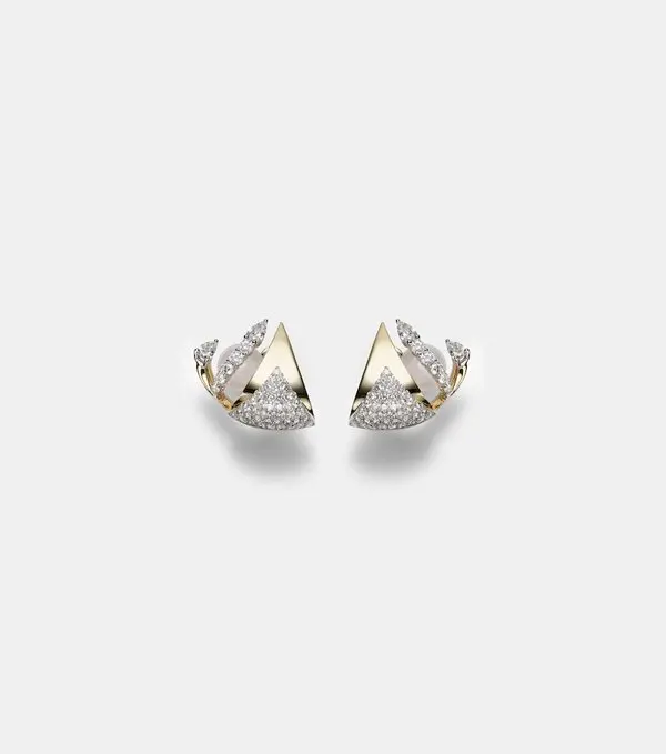 Yeprem 18kt And Diamond Earrings - Gold