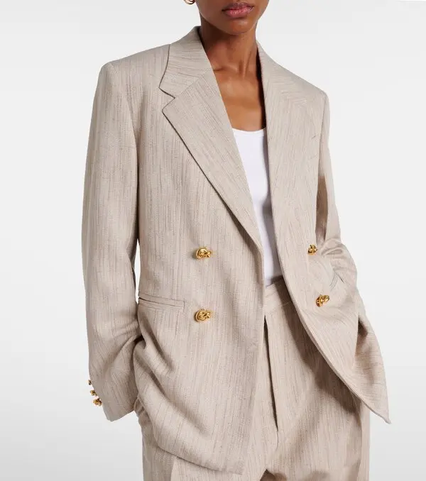 Bottega Veneta Knot Single-breasted Blazer - Beige
