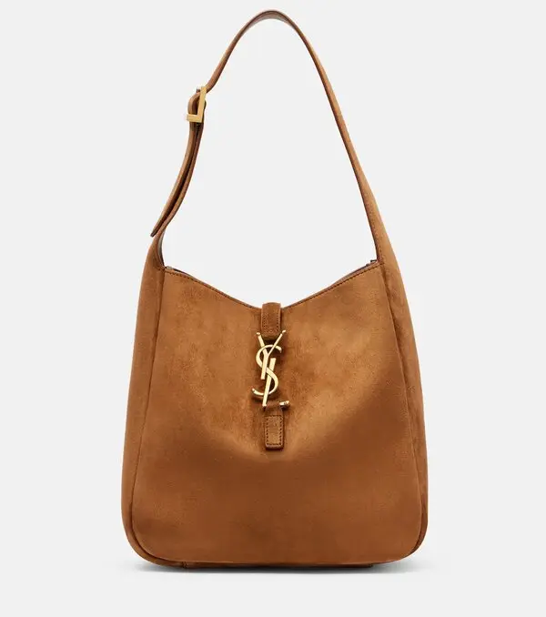 Saint Laurent Le 5 A 7 Supple Small Suede Shoulder Bag - Brown