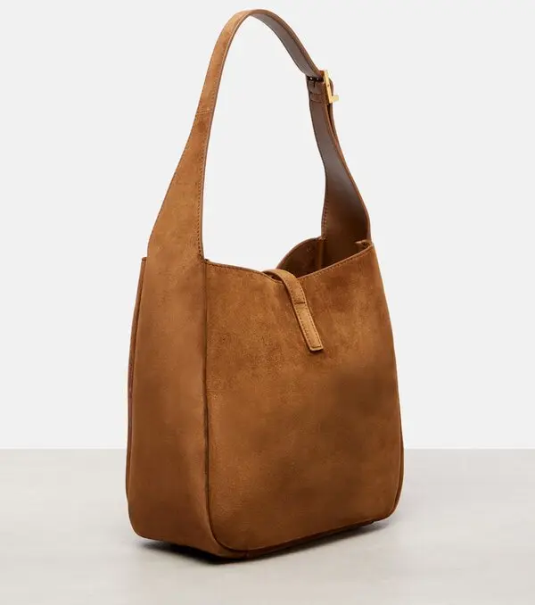 Saint Laurent Le 5 A 7 Supple Small Suede Shoulder Bag - Brown