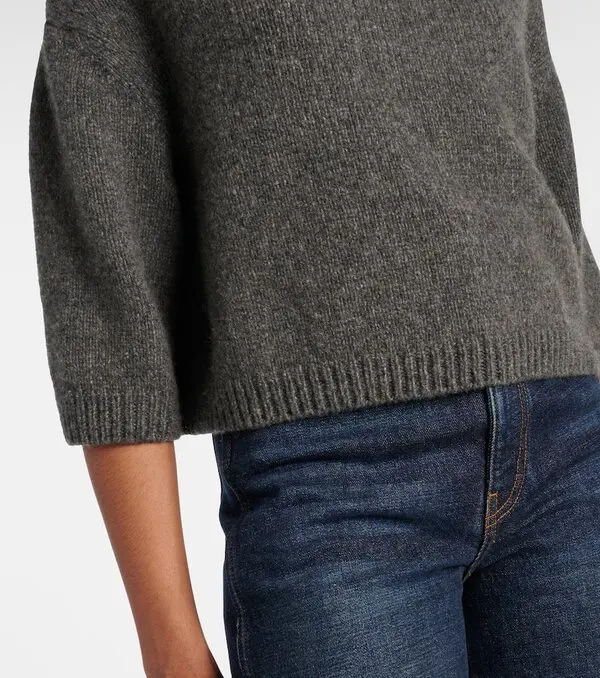 Khaite Sabina Cashmere Sweater - Grey