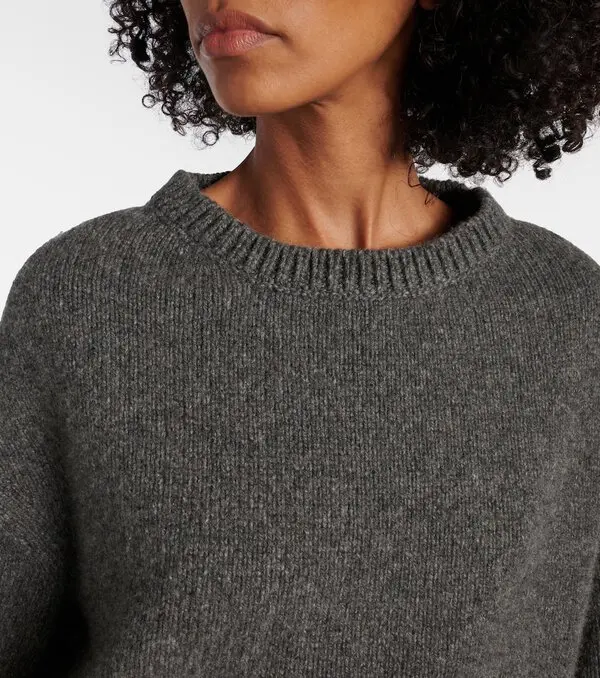Khaite Sabina Cashmere Sweater - Grey