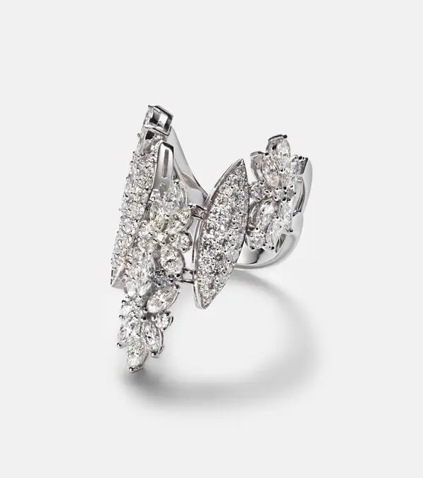 Yeprem 18kt White Gold Diamond Ring - Silver