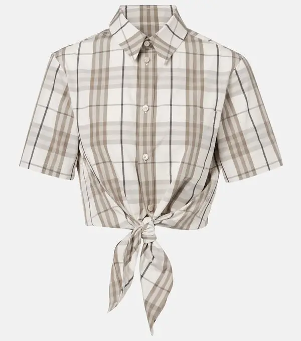 Burberry Check Cotton Shirt