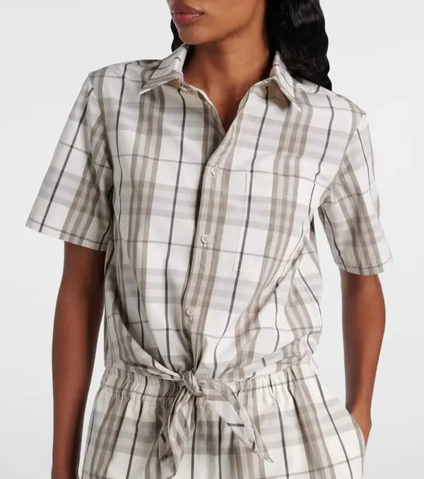 Burberry Check Cotton Shirt