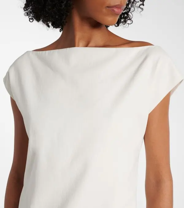 Khaite Ayame Open-back Cotton Maxi Dress