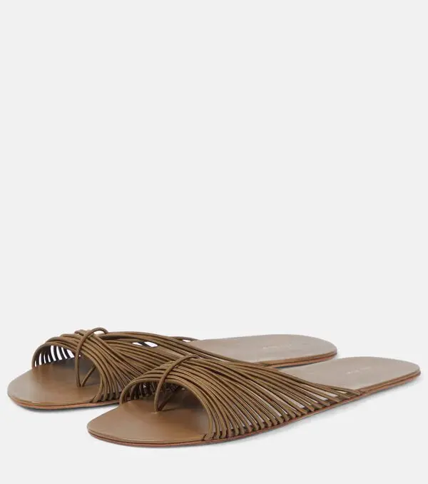 THE ROW Sara Slides - Brown