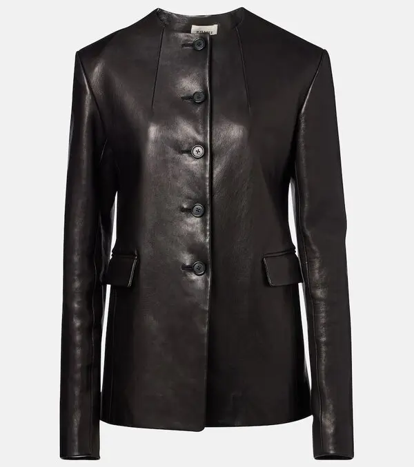 Khaite Jameson Leather Jacket