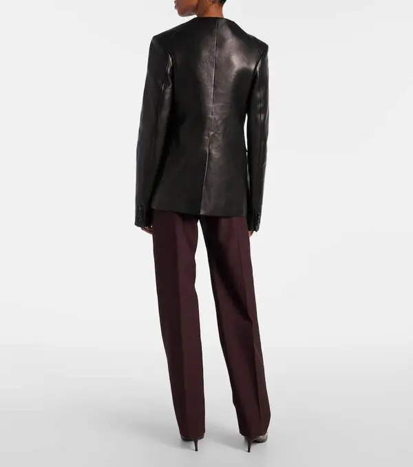 Khaite Jameson Leather Jacket